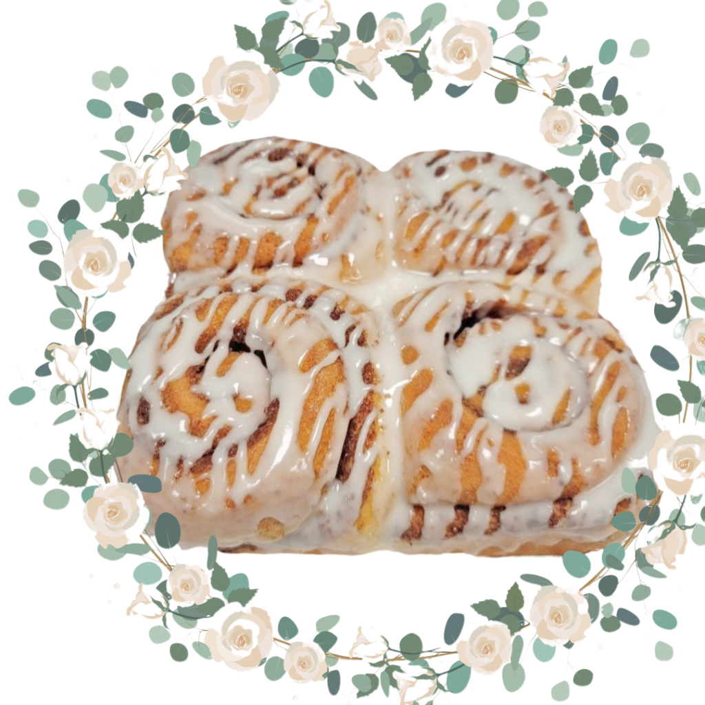 Gift Pack of Cinnamon Rolls withTraditional Glaze Frosting (4-Ct ...